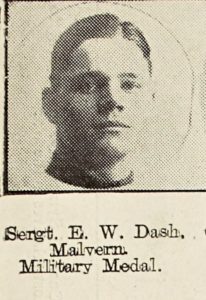 Sergeant Edward Walter Dash, The Worcestershire Regiment - Killed India ...
